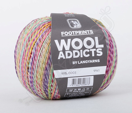 Lang Yarns WOOLADDICTS Footprints пряжа для вязания купить в интернет ...